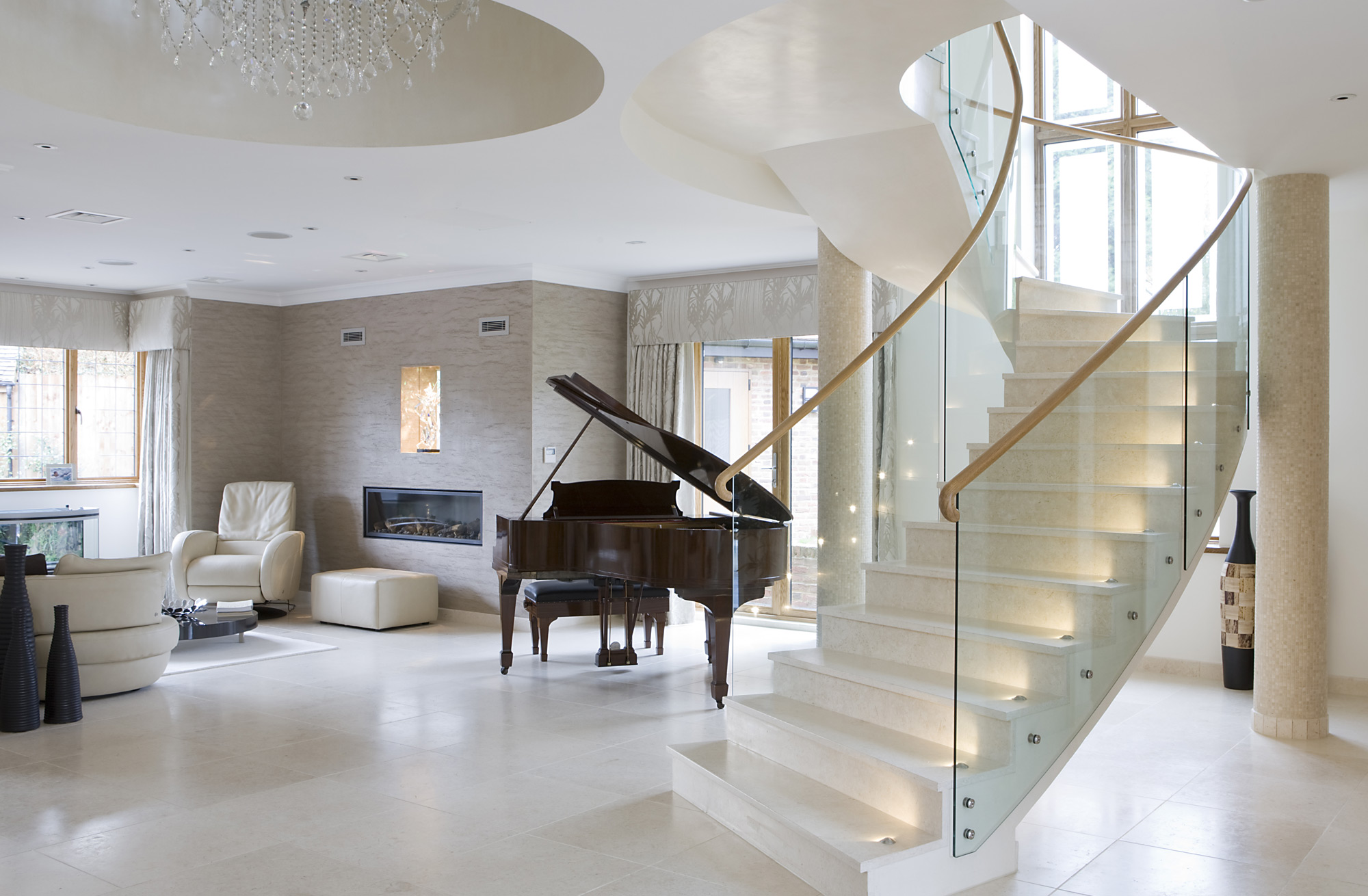Curved Staircase Design | Curved Stair Gallery | Bisca