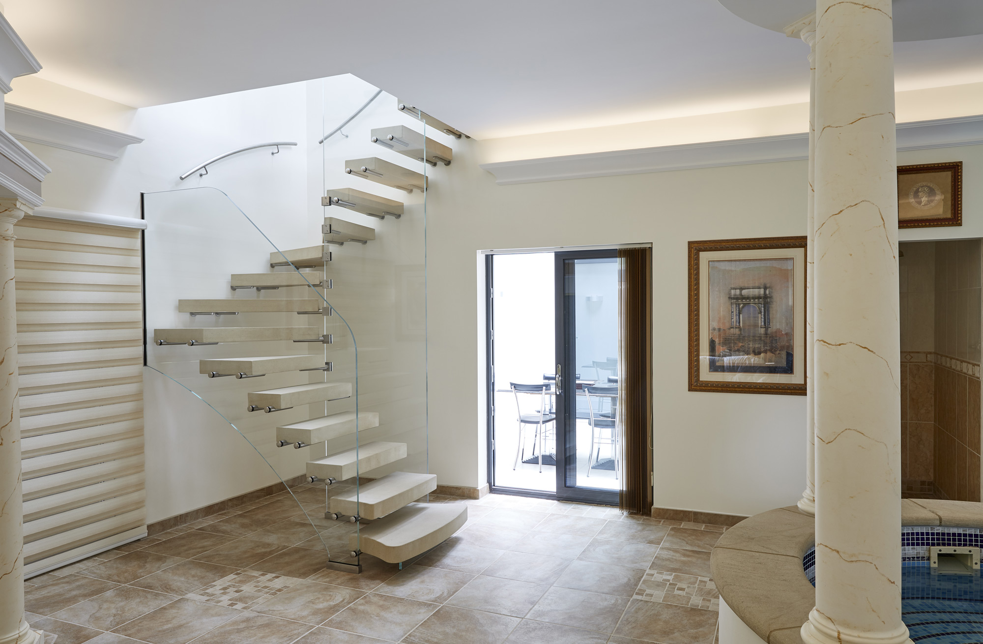 Bespoke Sandstone Staircase Design | Staircase Gallery | Bisca