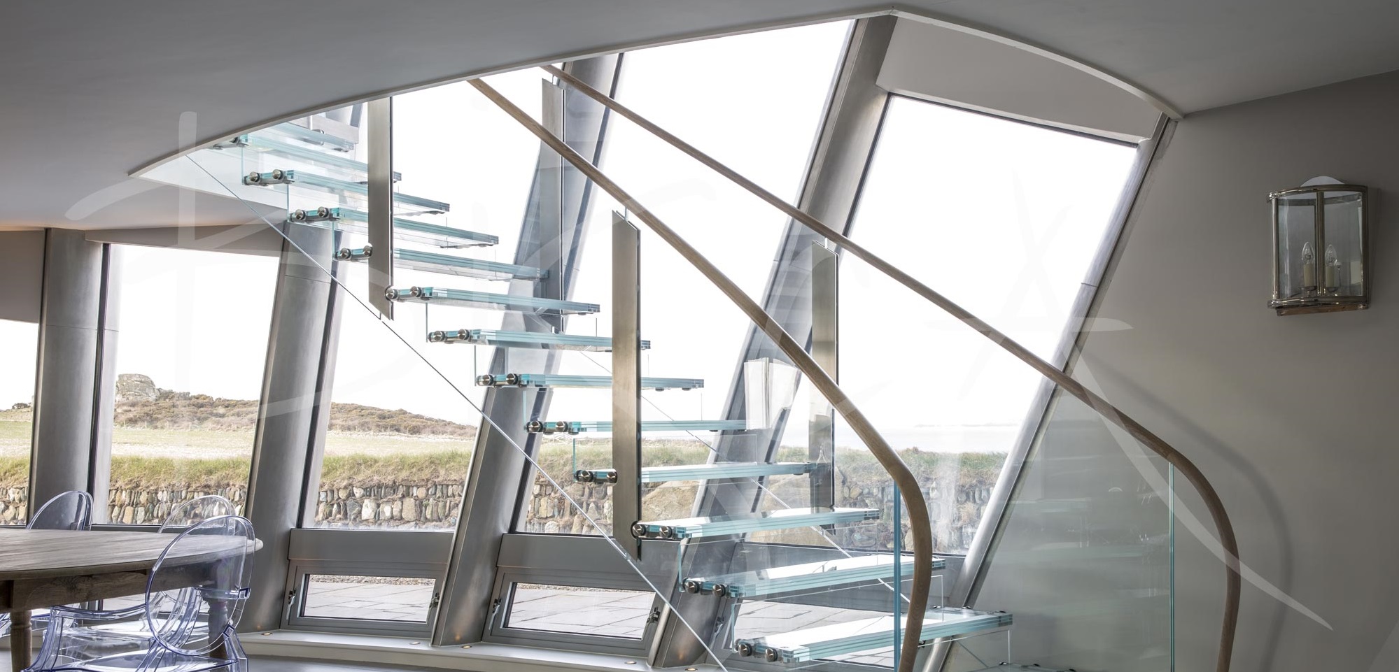 Glass Staircase Design Offers Limitless Potential - Bisca Staircases