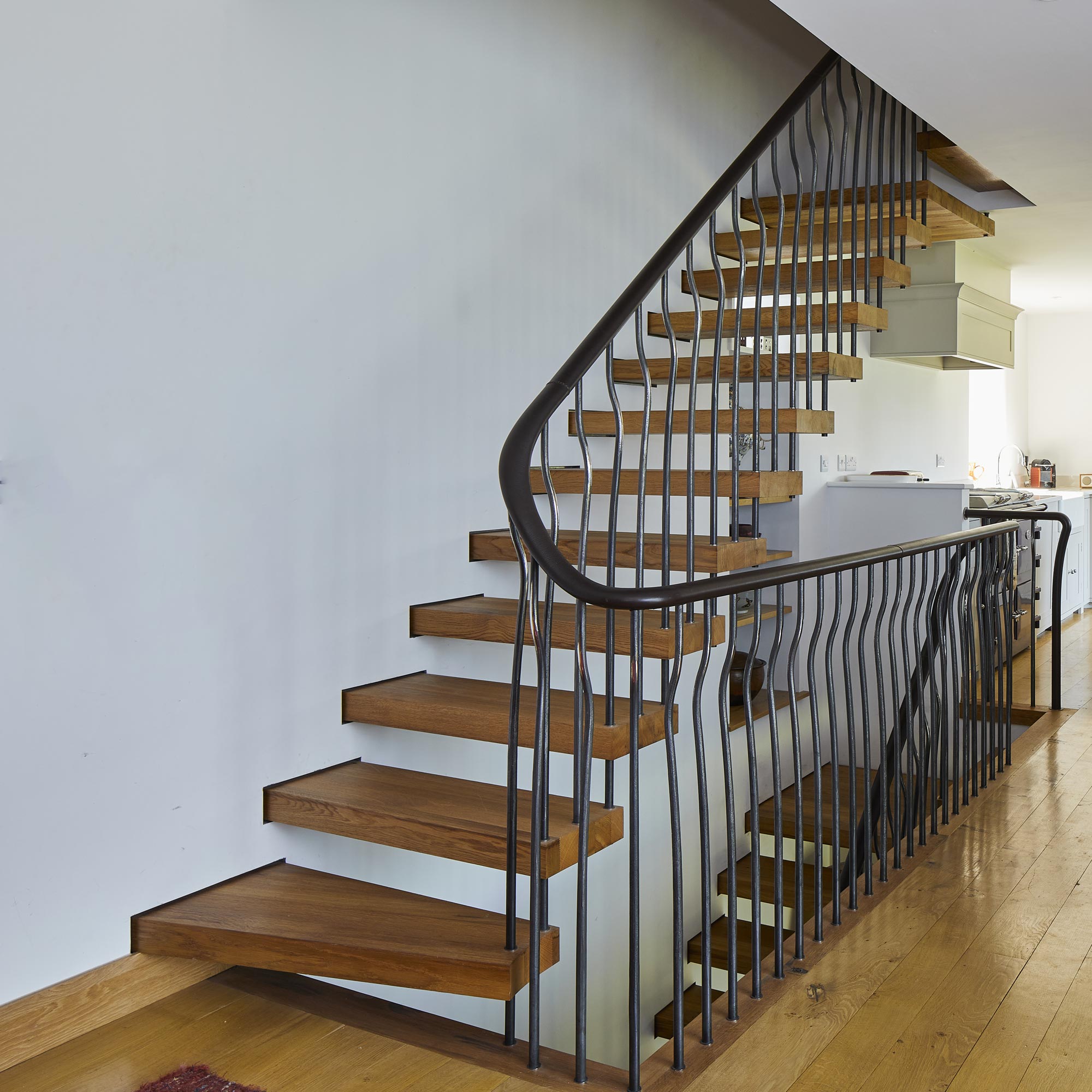 Elegant Staircase Design, Wye Valley - Bisca Staircase Design