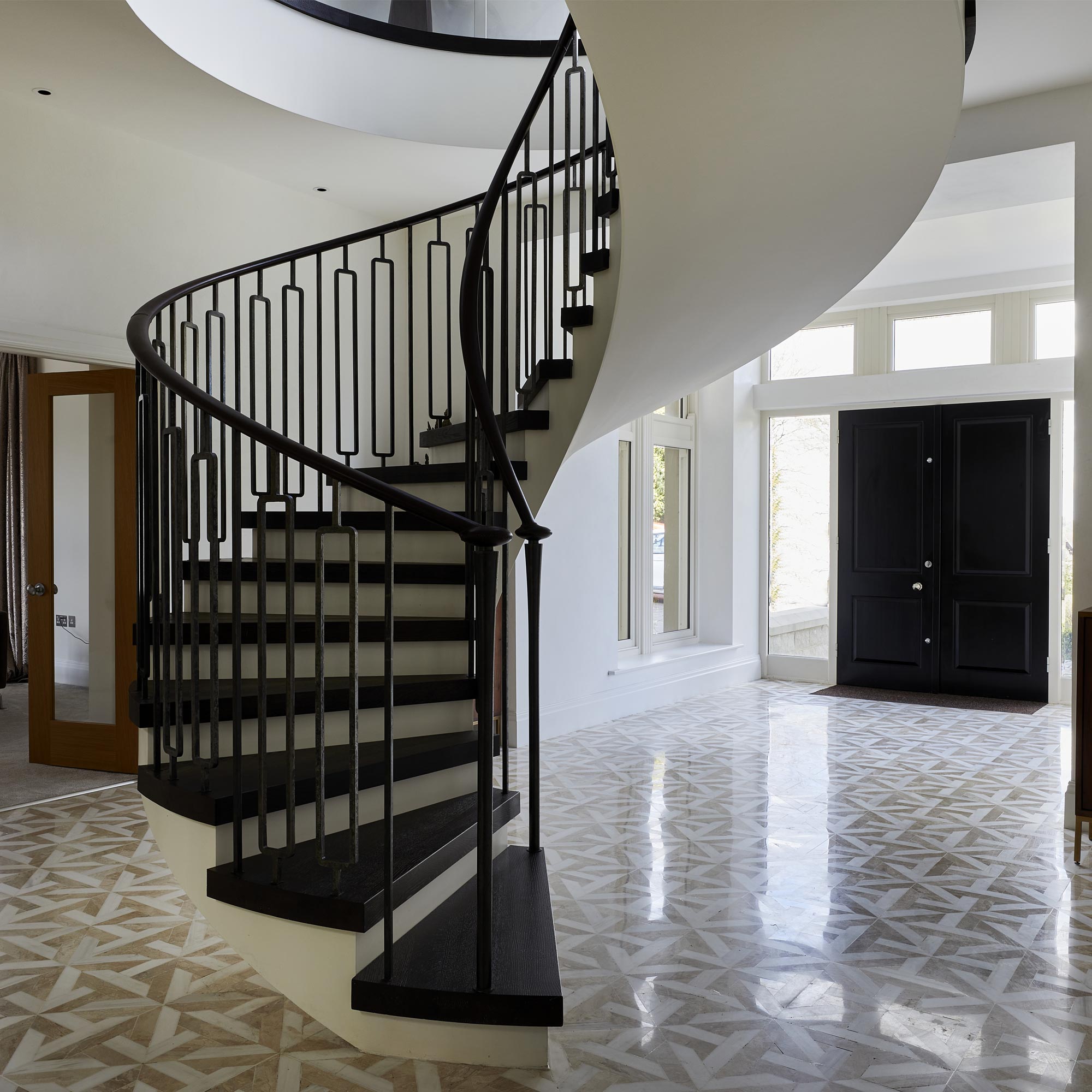 Luxury Cut String Staircase, West Yorkshire
